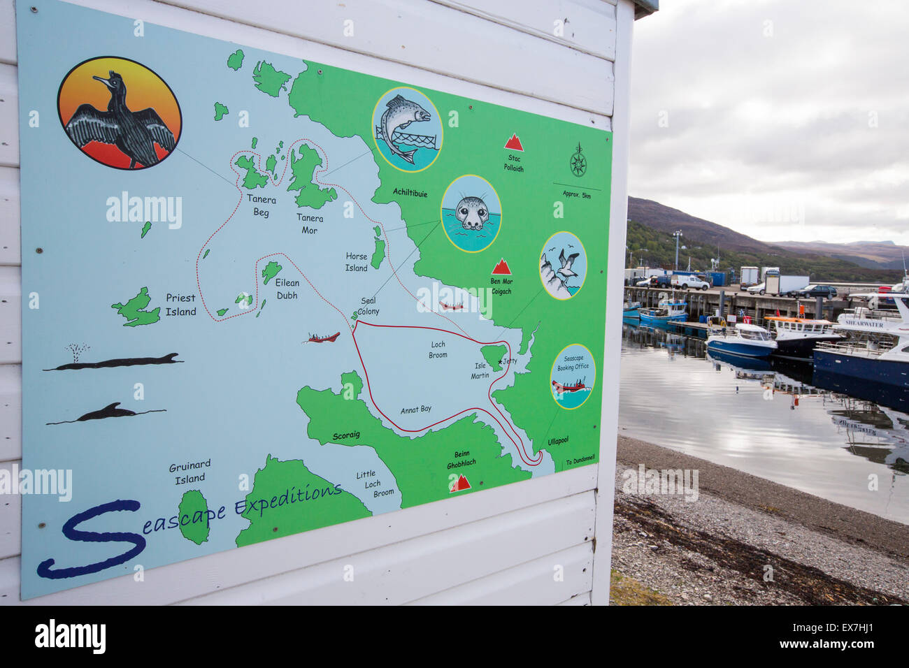Highlands scotland map hi-res stock photography and images - Alamy