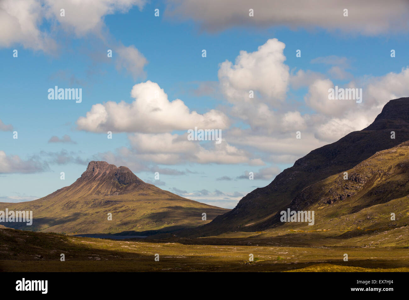 Stac Pollaidh, a Torridonian sandstone peak in Coigach, Highlands ...