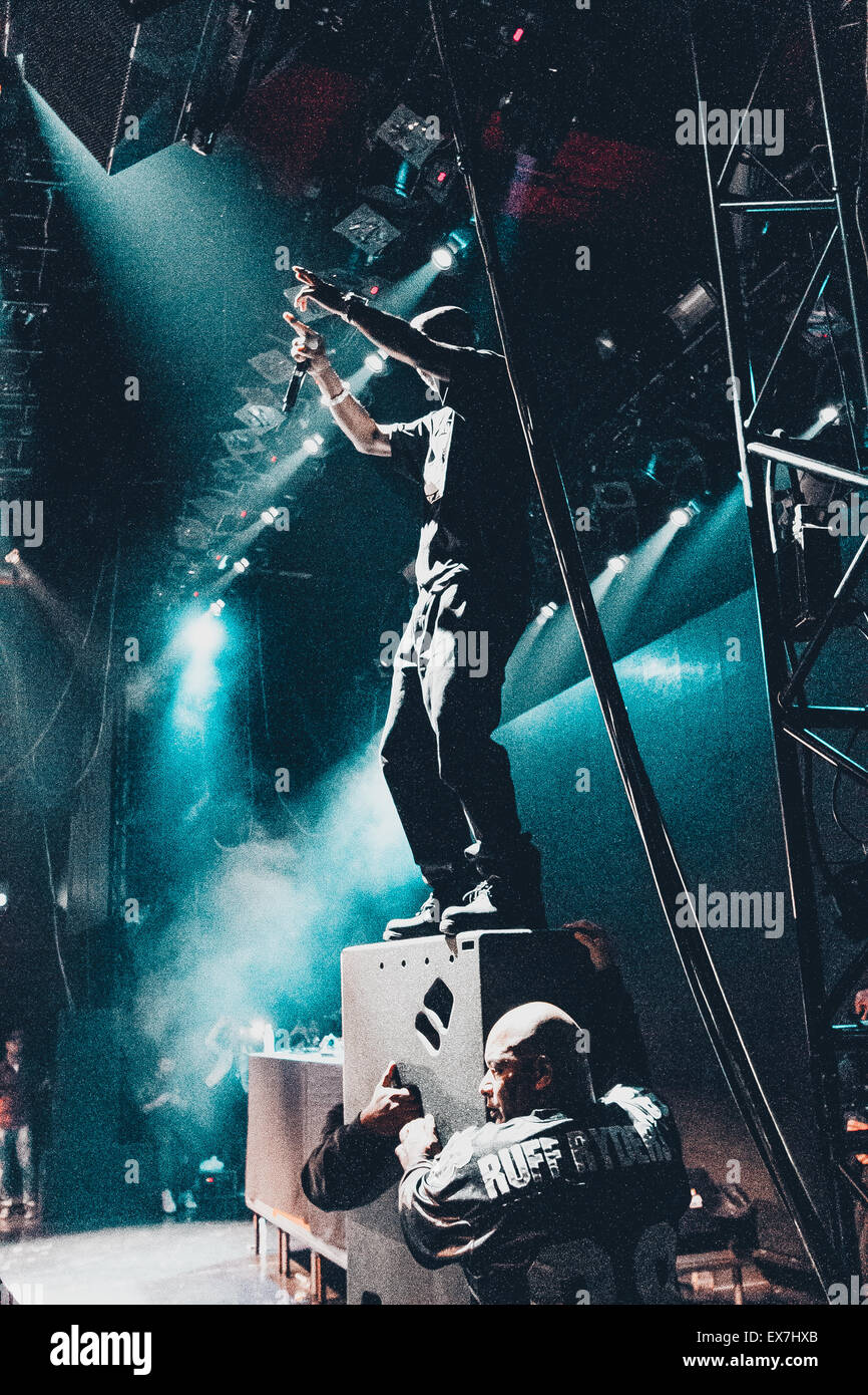 MOSCOW, RUSSIA - 18 SEPTEMBER, 2014 : Concert of famous rapper Earl ...