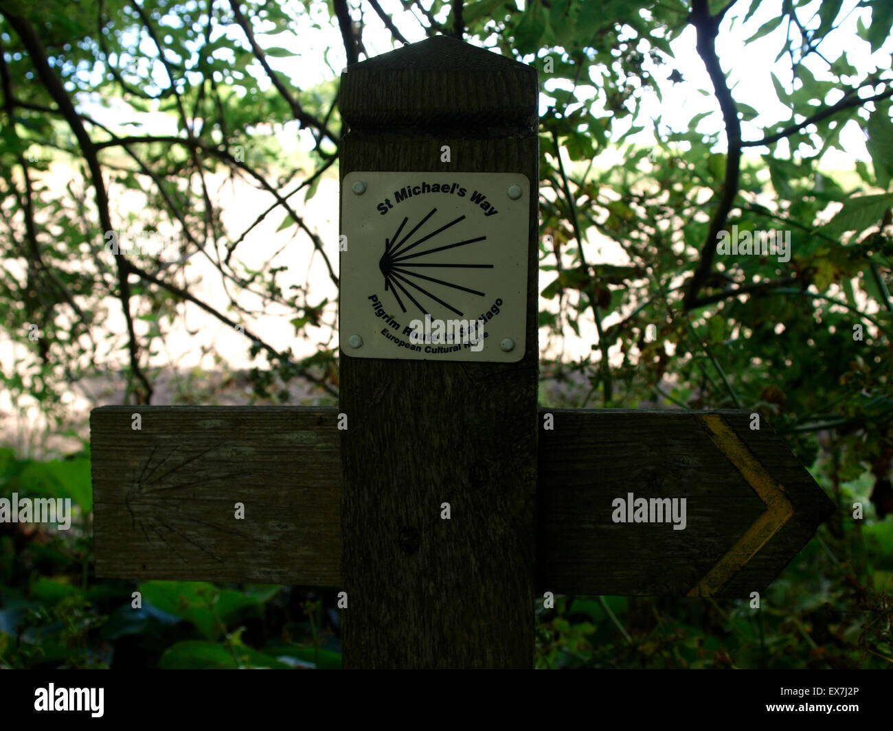 St michaels way pilgrim route hi-res stock photography and images - Alamy