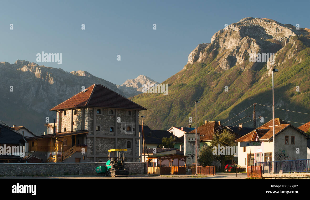 The town of Gusinje, Montenegro and the Peaks of the Balkans beyond ...