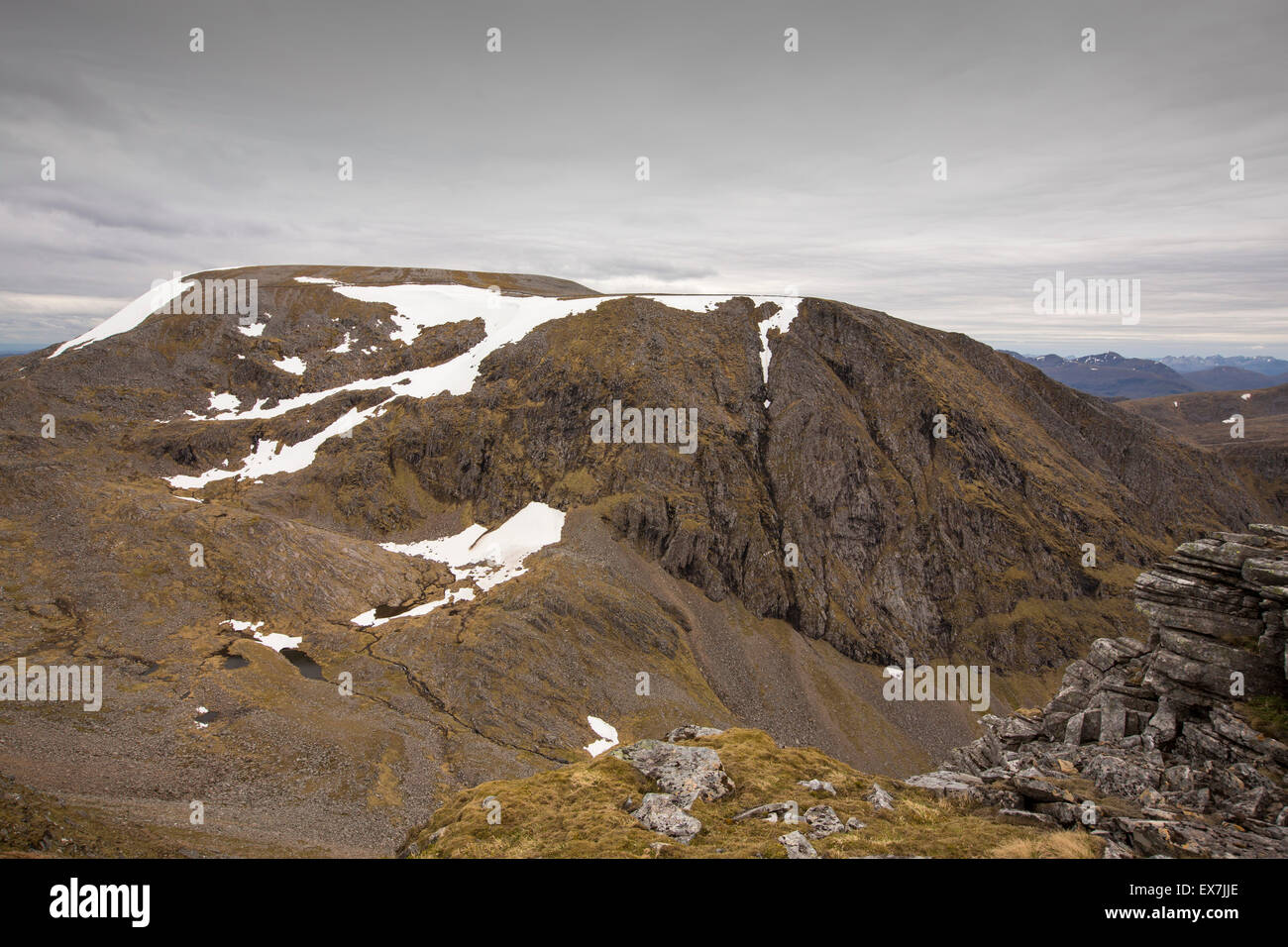 The Munro of Beinn Dearg near Ullapool, Highlands, Scotland, UK Stock ...