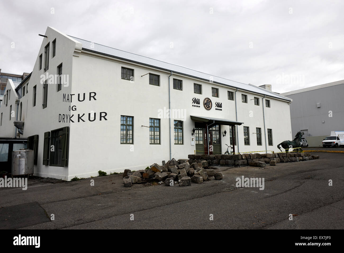 the saga museum reykjavik iceland Stock Photo - Alamy