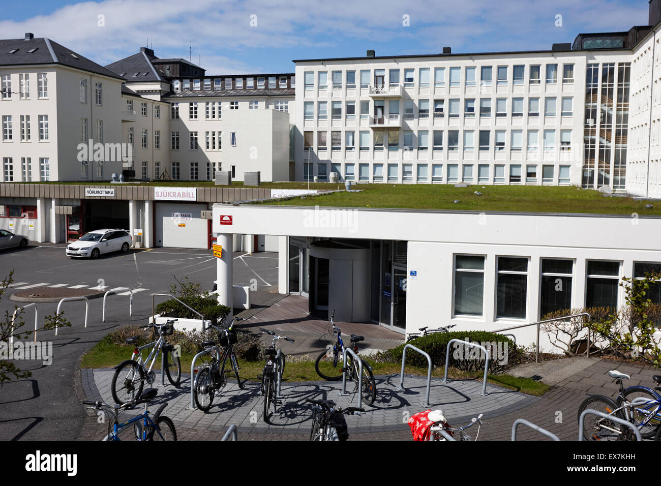 emergency entrance landspitali university hospital reykjavik iceland ...