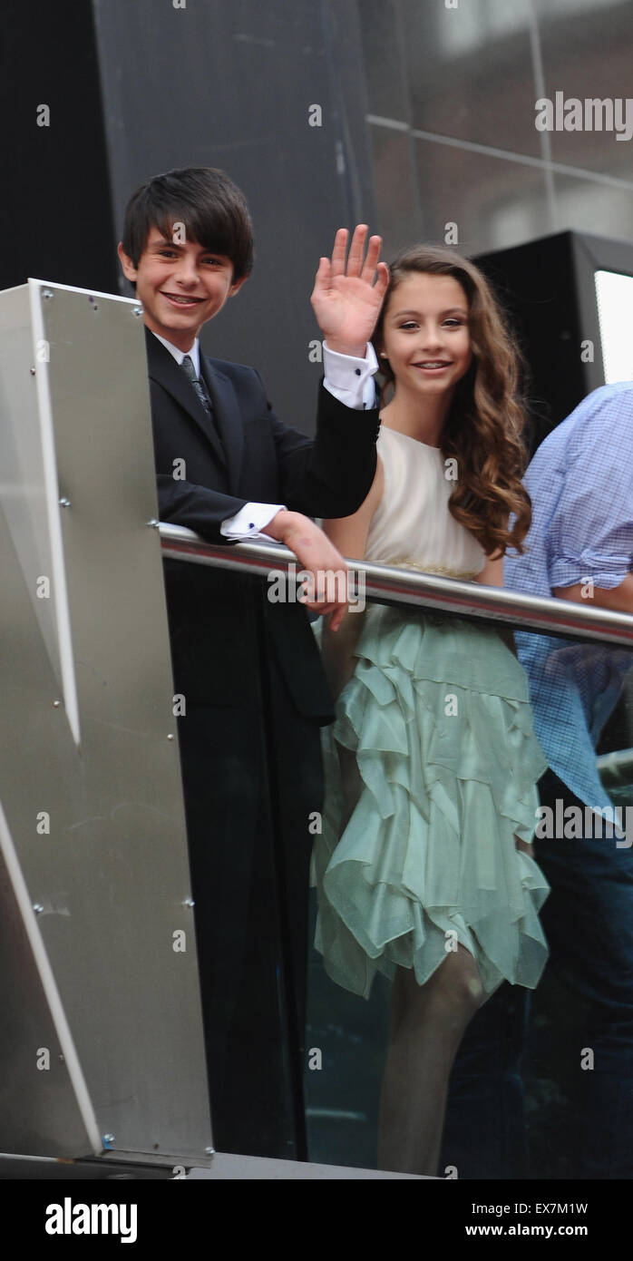 London, UK. 8th July, 2015. Dylan Douglas and Carys Douglas attend the ...