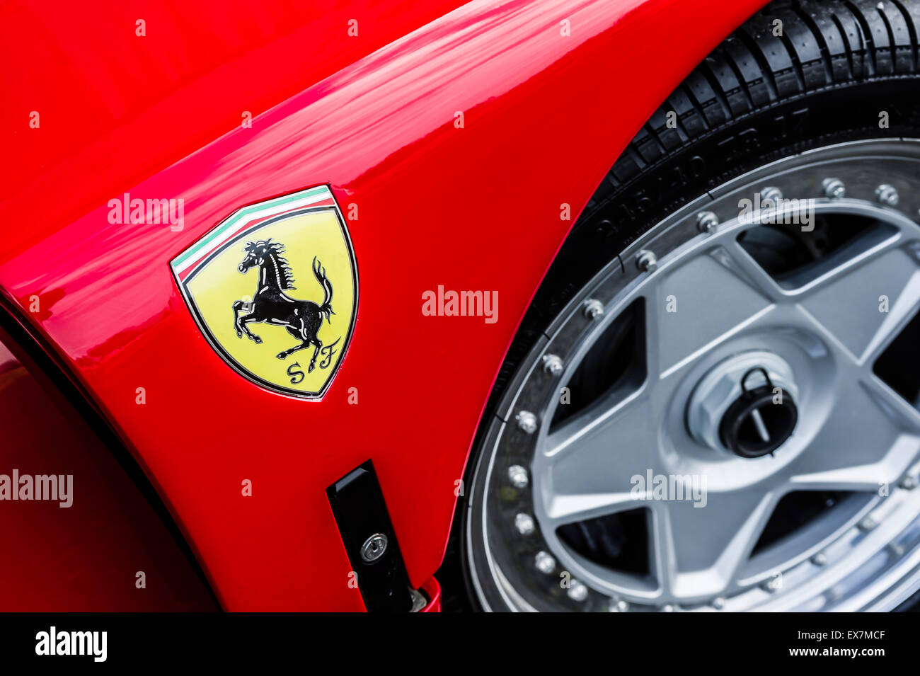 Ferrari alloy wheel hi-res stock photography and images - Alamy