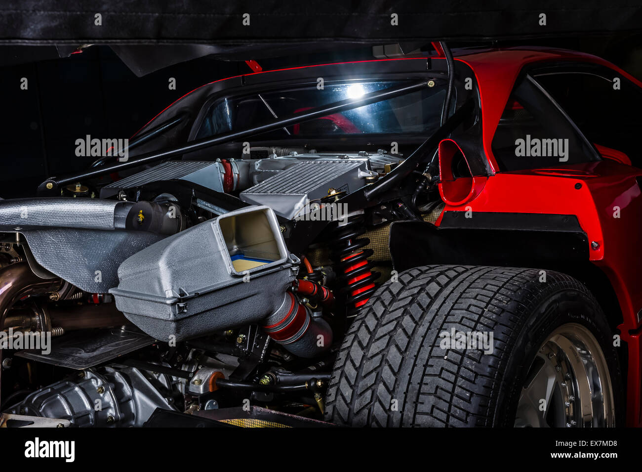 Ferrari f40 engine hi-res stock photography and images - Alamy