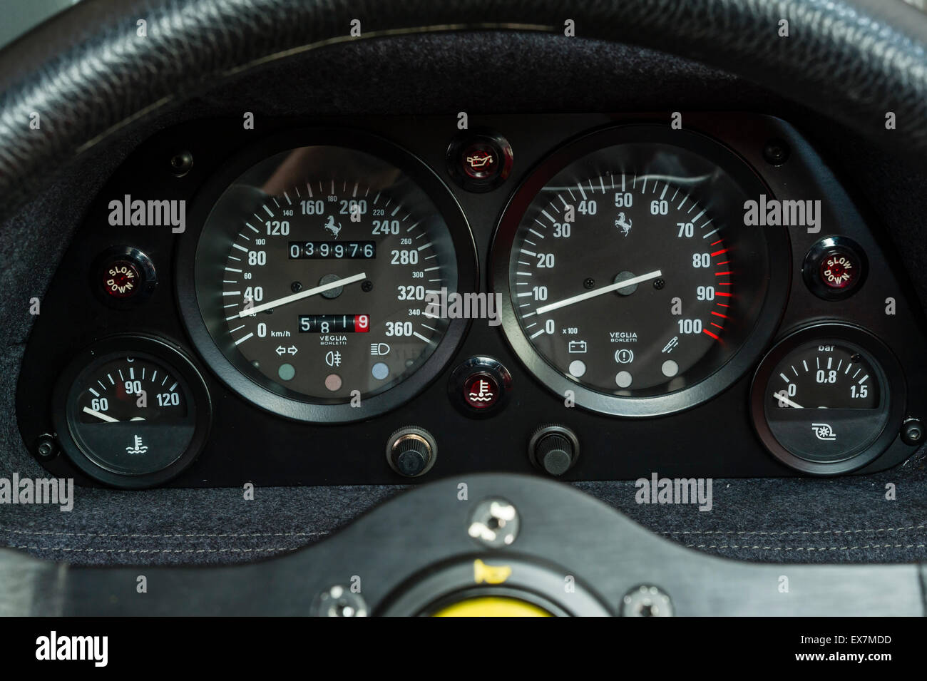 Ferrari rev counter hi-res stock photography and images - Alamy