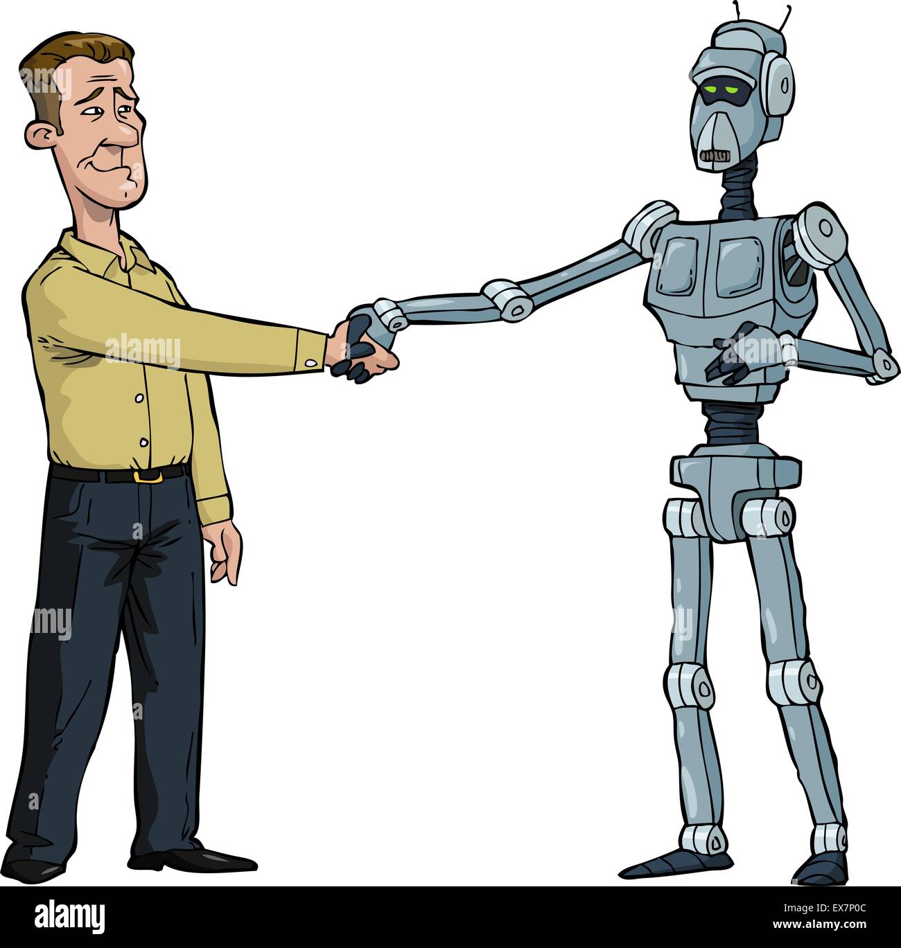 Handshake Sign Stock Vector Images - Alamy