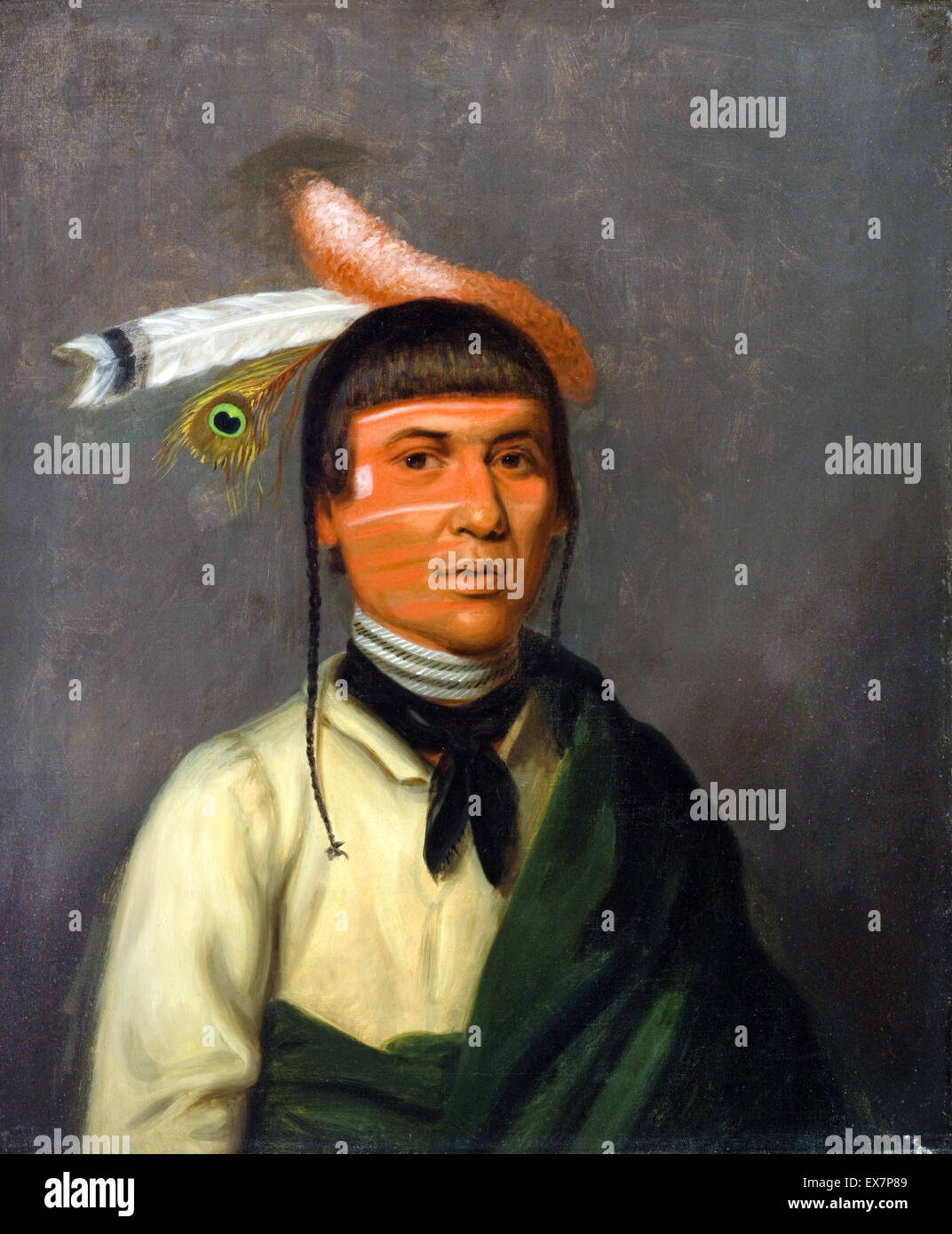 Henry Inman, No-Tin (Wind) 1832-1833 Oil on canvas. Los Angeles County ...