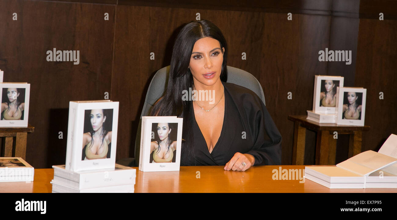 Kim Kardashian West attends book signing for event "Selfish", featuring ...