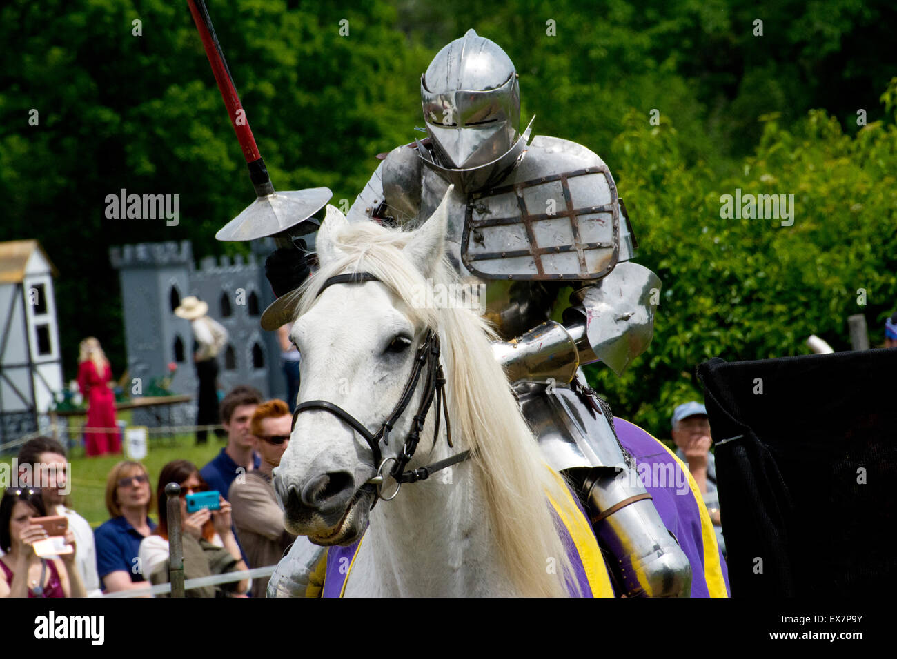 Jousting at Upper Canada Village Stock Photo - Alamy