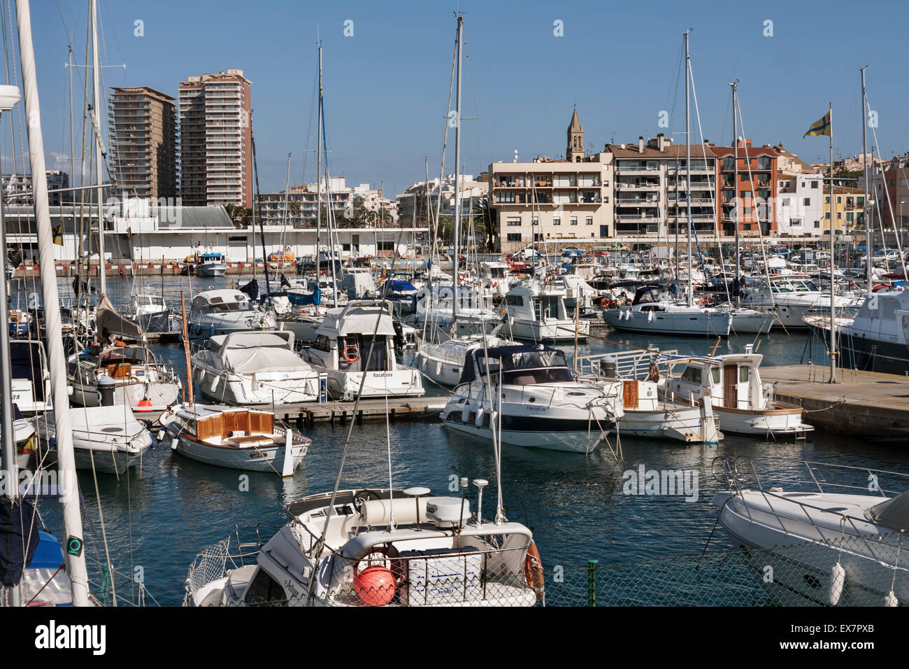 Port of Palamos Stock Photo - Alamy