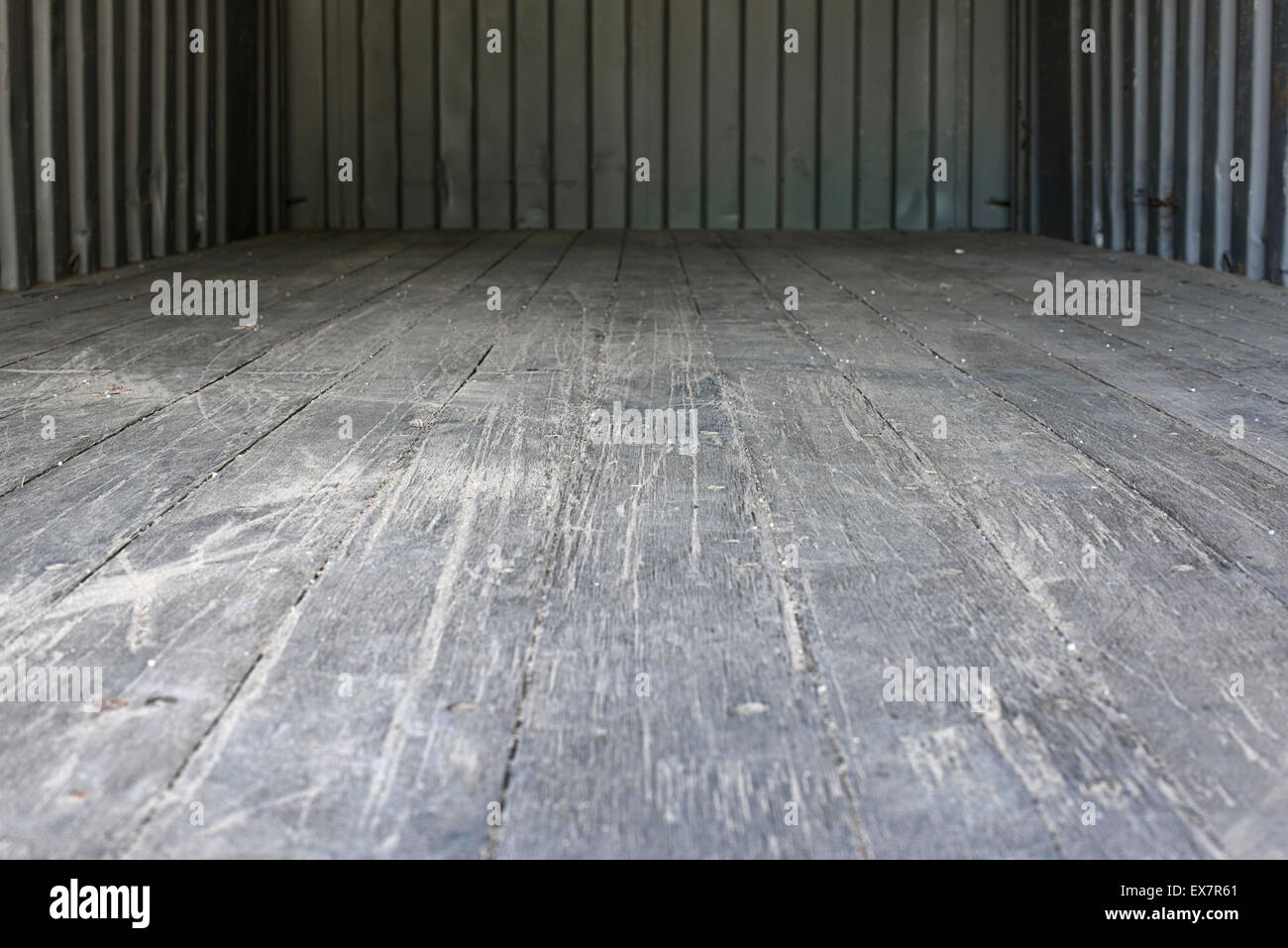 Old interior container box Stock Photo - Alamy