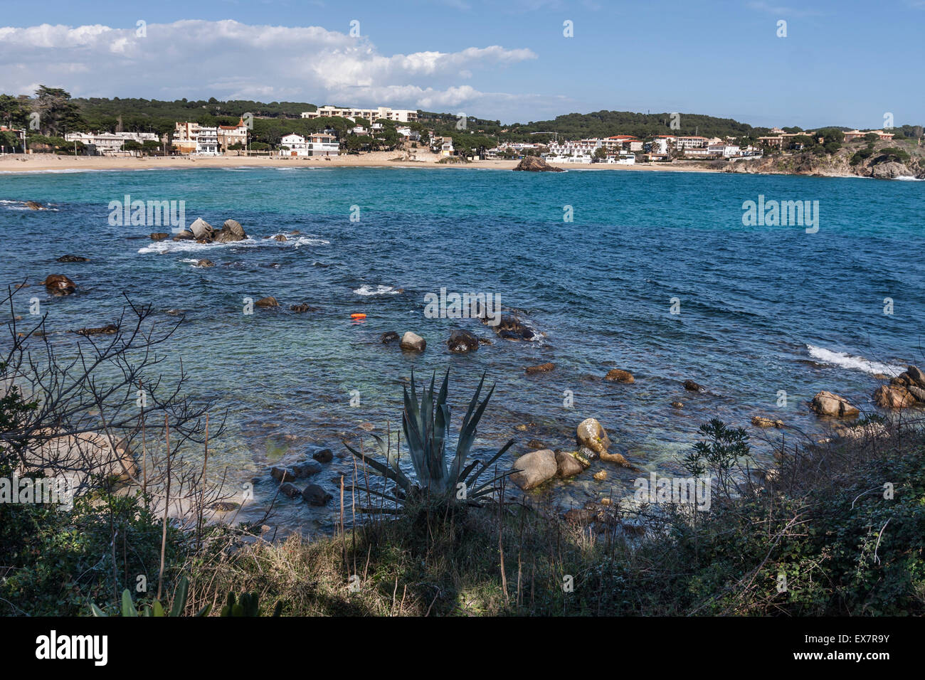 La Fosca beach. Palamos Stock Photo - Alamy