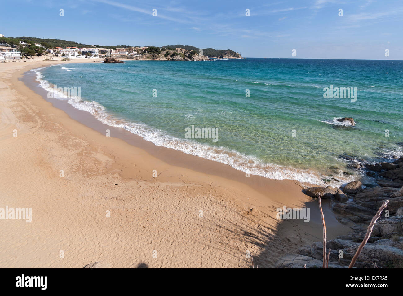 La Fosca beach. Palamos Stock Photo - Alamy