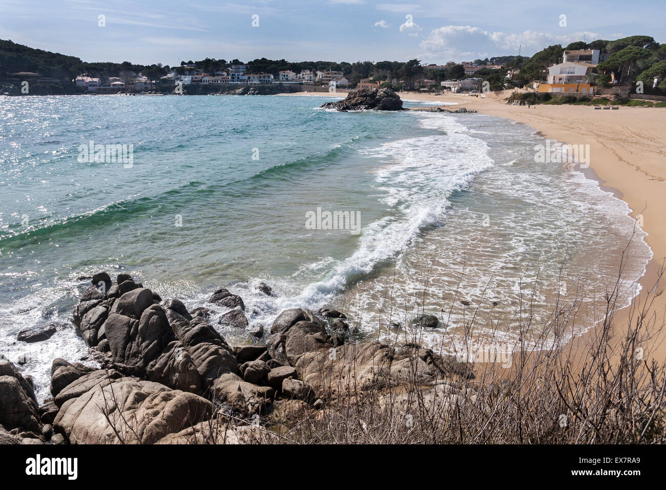 La Fosca beach. Palamos Stock Photo - Alamy