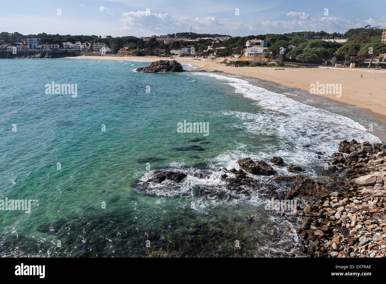 La Fosca beach. Palamos Stock Photo - Alamy