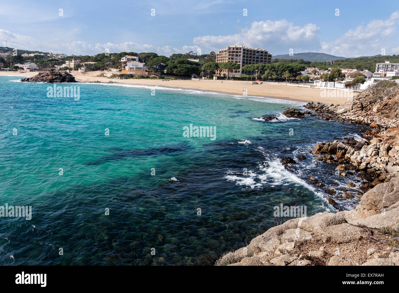 La Fosca beach. Palamos Stock Photo - Alamy