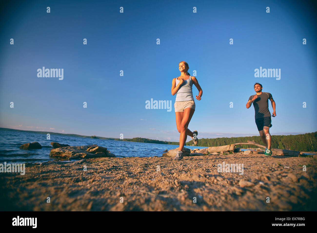 Young man along shore hi-res stock photography and images - Alamy