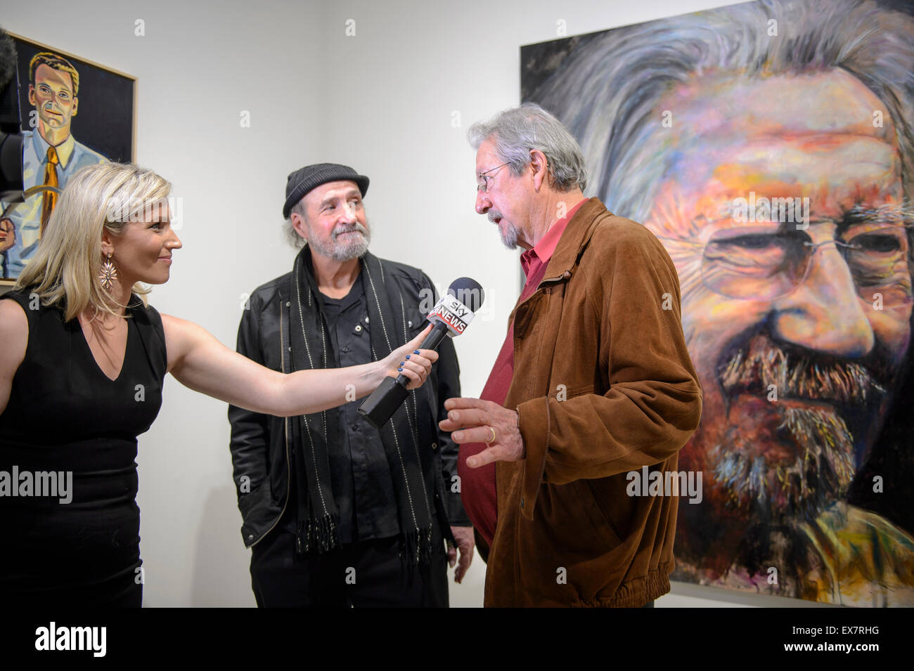 Sydney, Australia. 9th July, 2015. . 09th July, 2015. (L-R) French-born ...