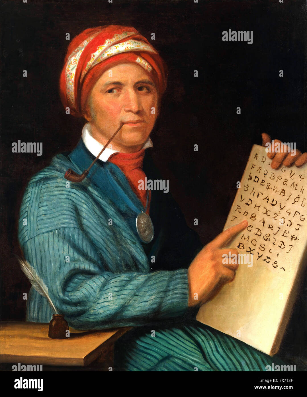 Henry Inman, Sequoyah. Circa 1830. Oil on canvas. National Portrait ...