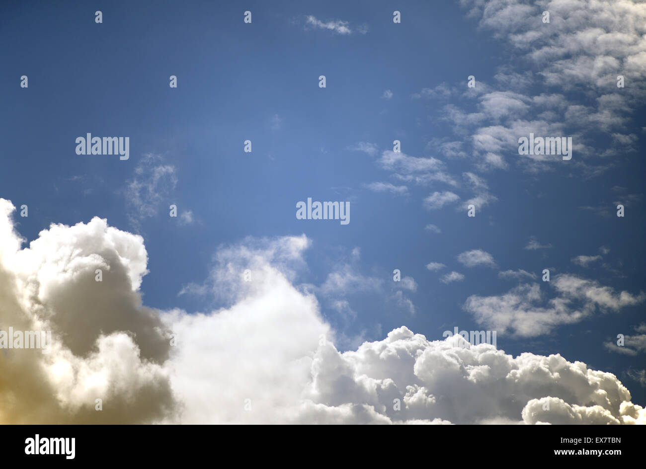 Clouds in summer Stock Photo - Alamy