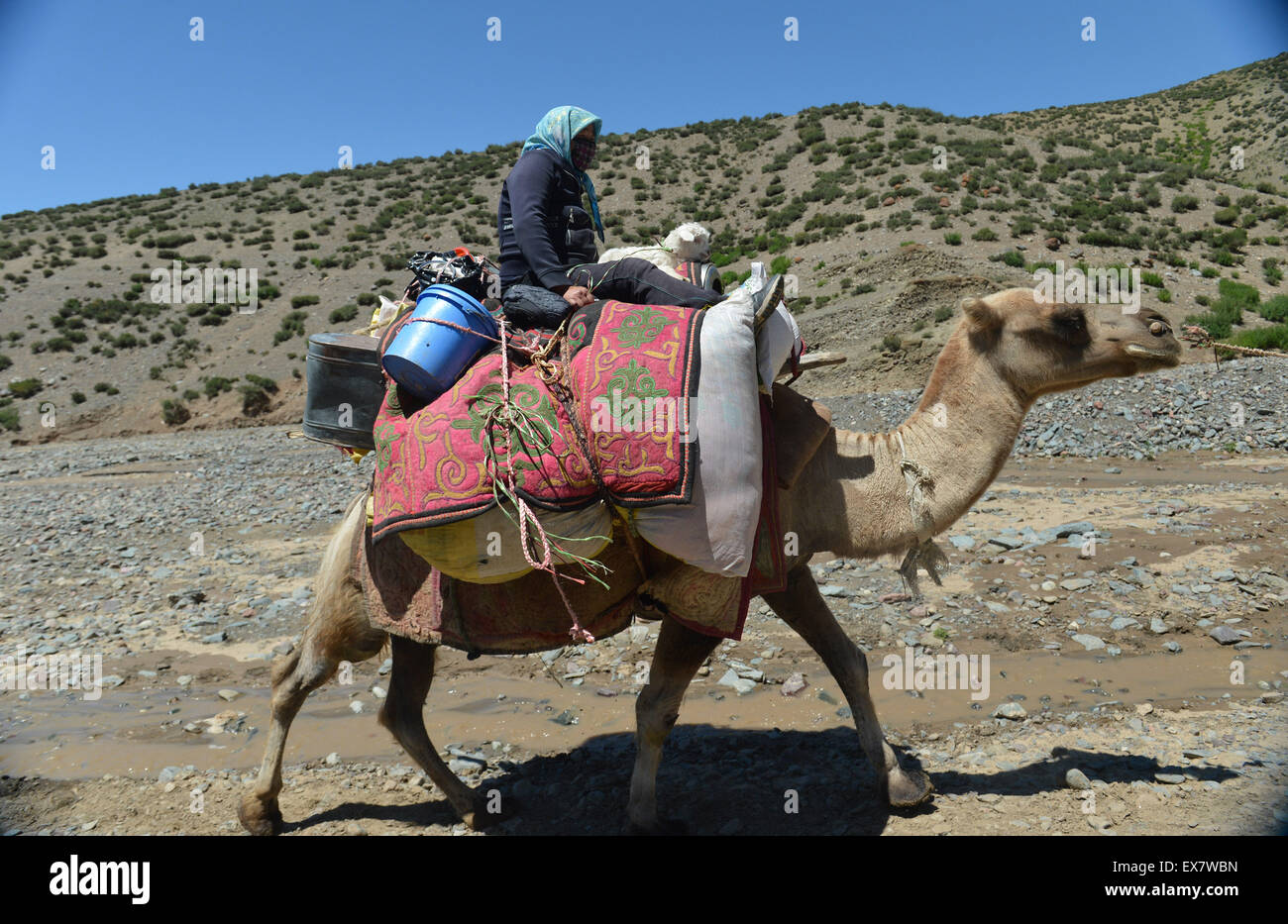 Barkol, China's Xinjiang Uygur Autonomous Region. 8th July, 2015. A ...