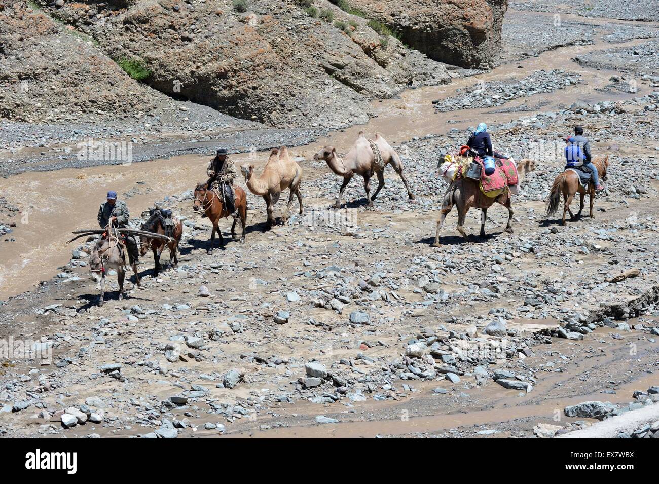 Barkol, China's Xinjiang Uygur Autonomous Region. 8th July, 2015 ...