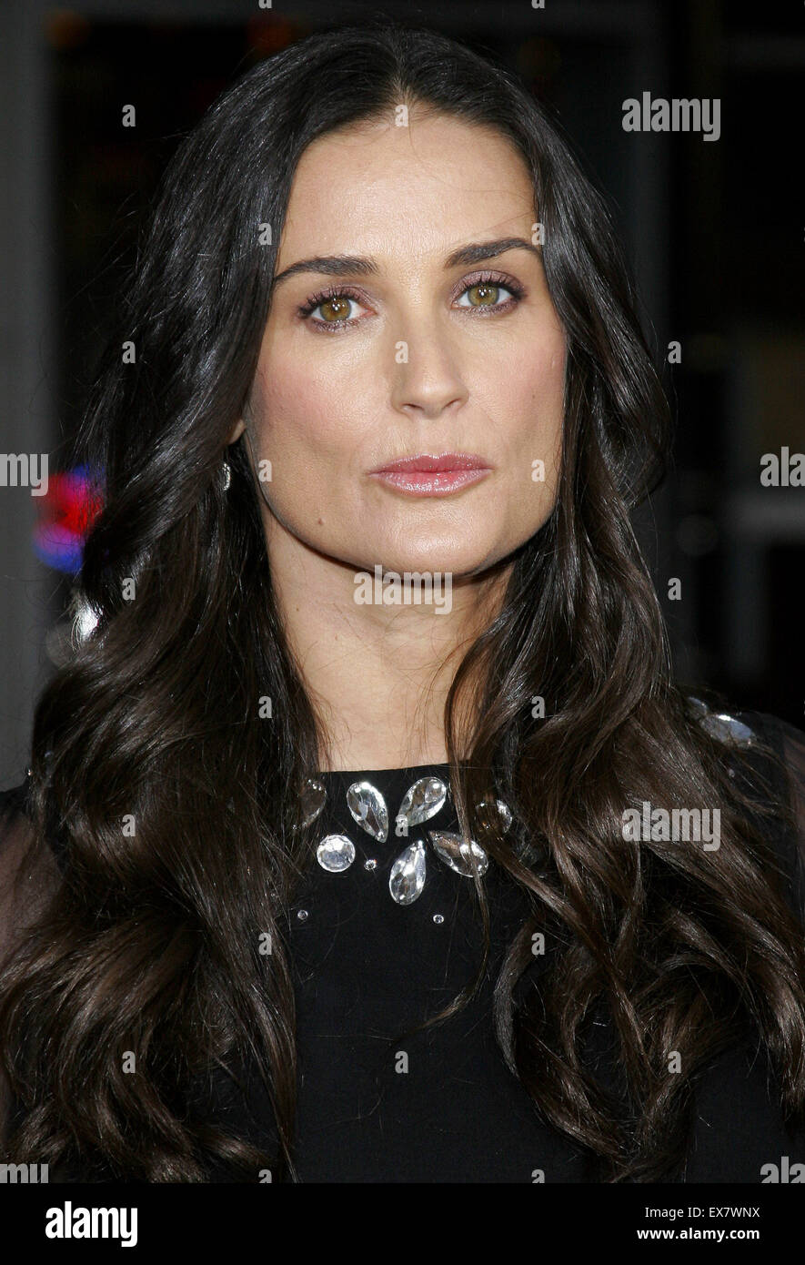 Demi Moore at the Los Angeles Premiere of 'Mr. Brooks' held at the ...