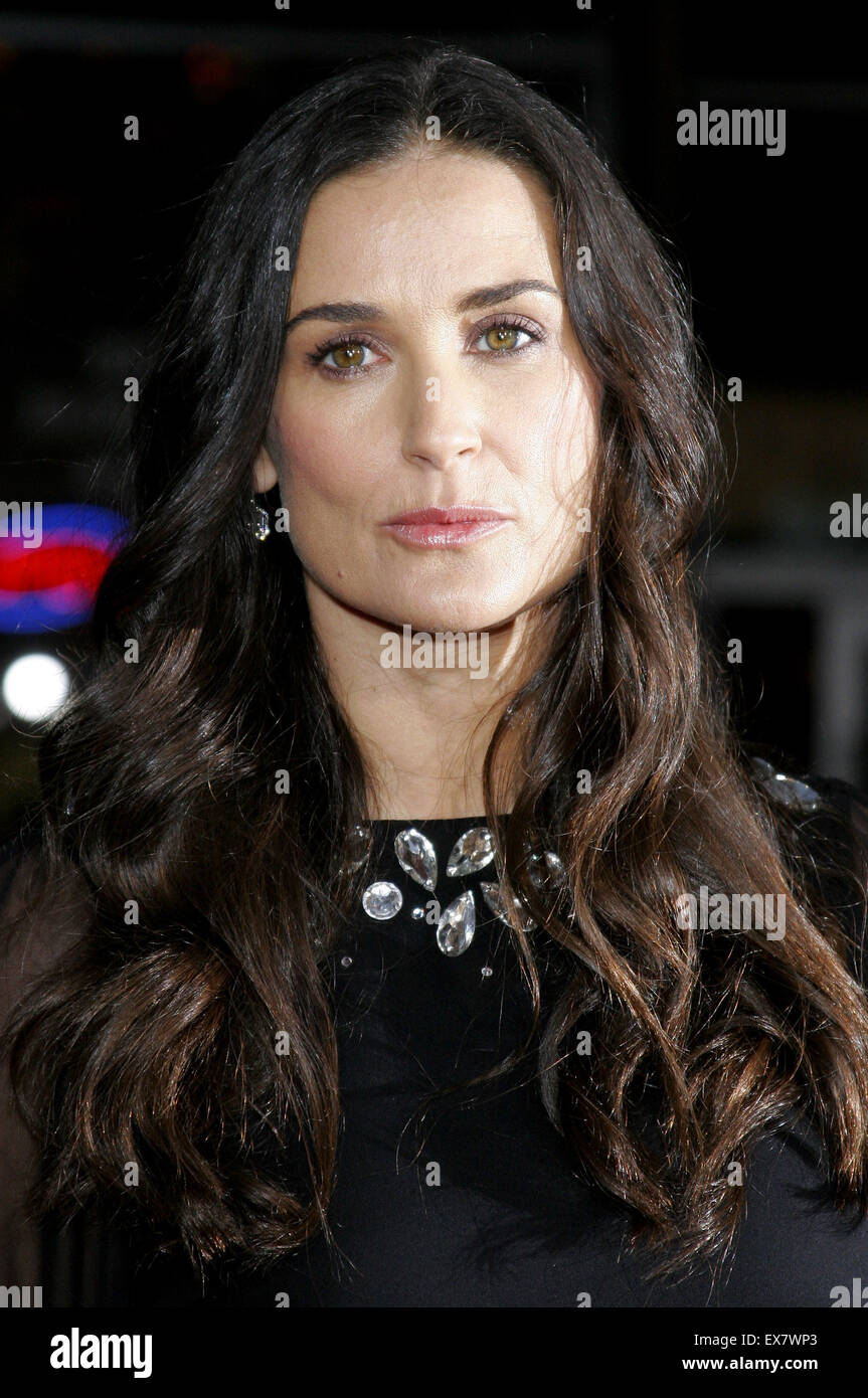 Demi Moore at the Los Angeles Premiere of 'Mr. Brooks' held at the ...