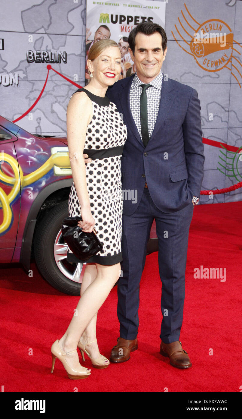 Ty Burrell at the Los Angeles premiere of "Muppets Most Wanted" held at ...