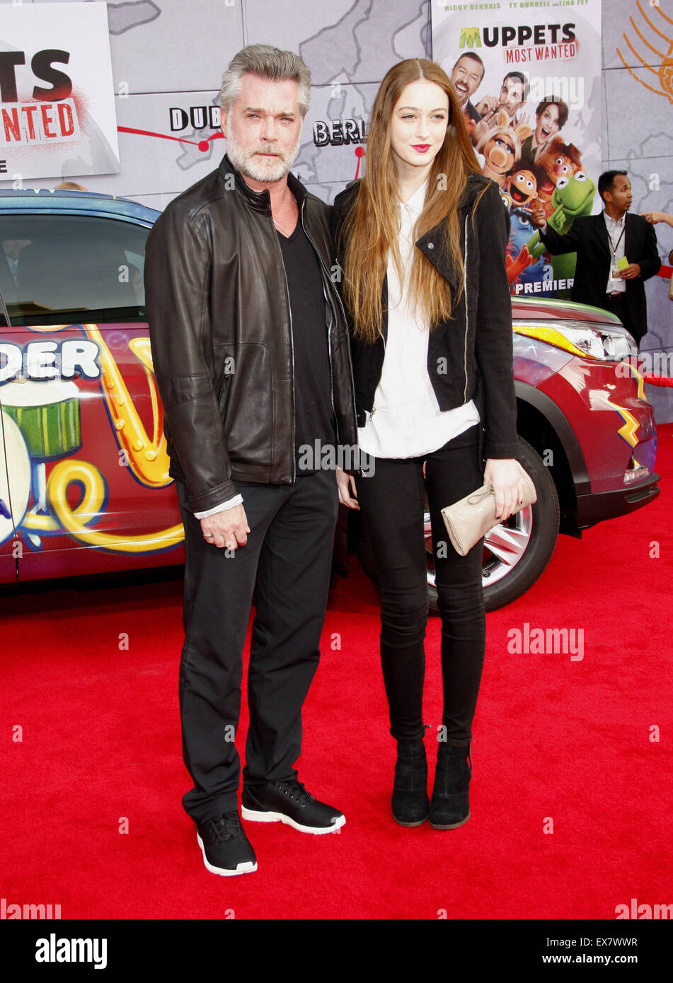 Ray Liotta at the Los Angeles premiere of "Muppets Most Wanted" held at ...