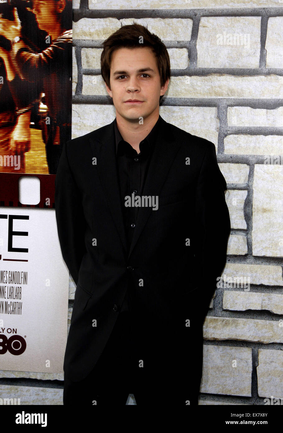 Johnny Simmon at the HBO's 'Cinema Verite' Los Angeles Premiere held at ...