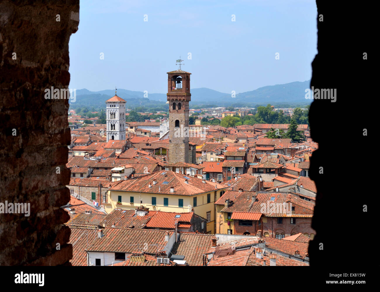 Lucca skyline view hi-res stock photography and images - Alamy