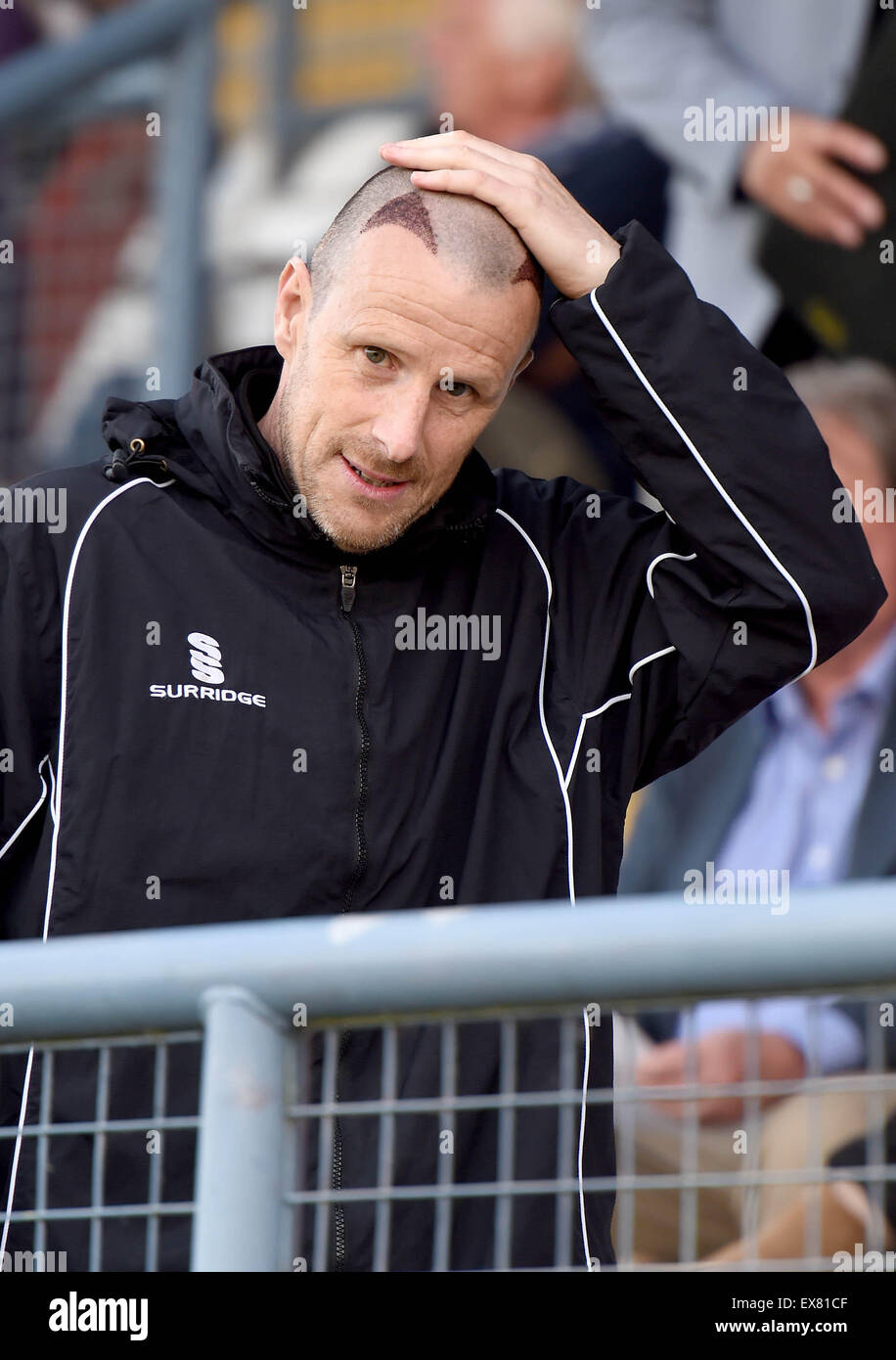 Steve Claridge, football commentator and manager, with hair implants ...