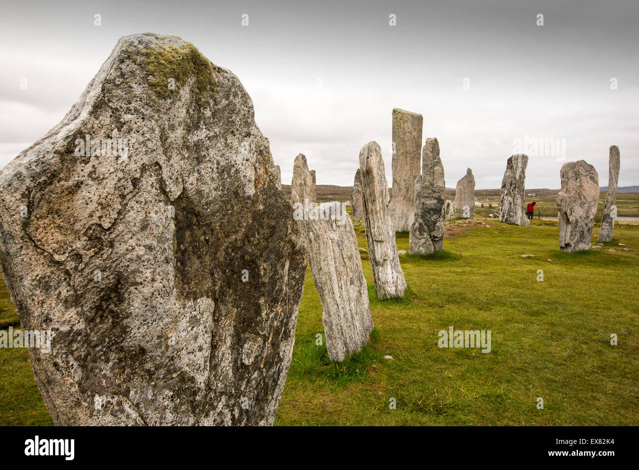 Callanish standing stones and stone circle on the Isle of Lewis near ...