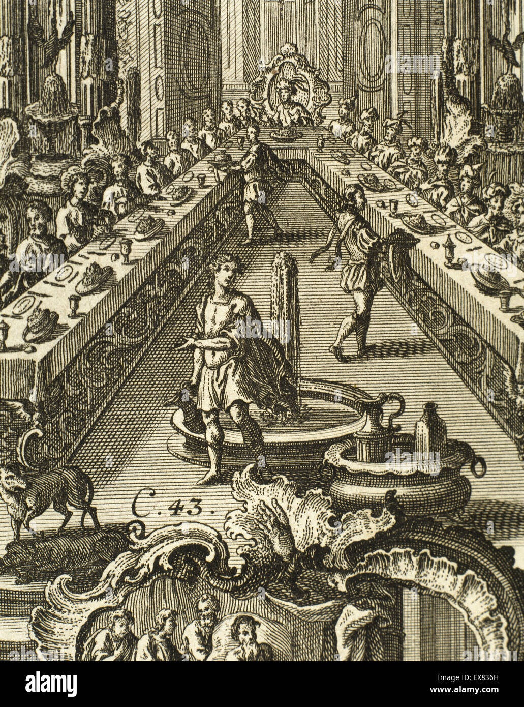 Joseph's banquet in honor of his brothers. Book of Genesis. Chapter 43 ...