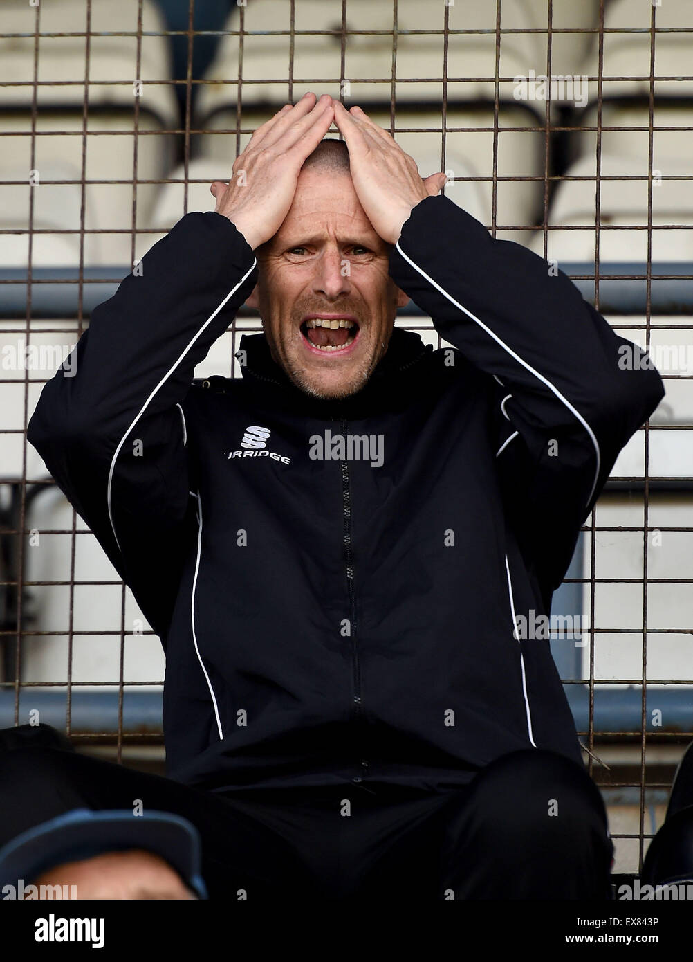 Steve Claridge, football commentator and manager, with hair implants ...