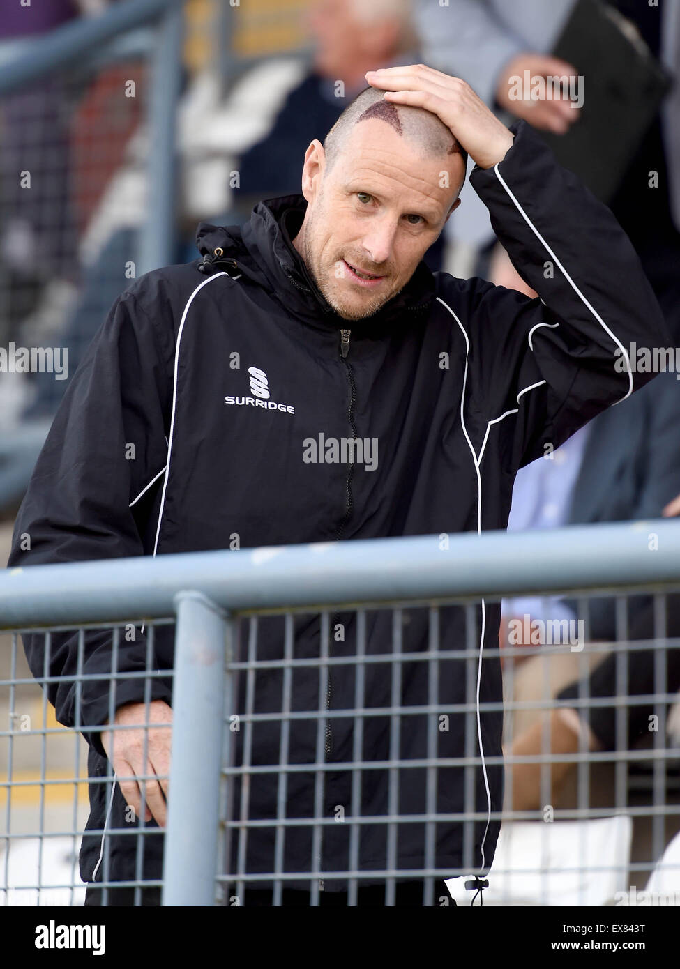Steve Claridge, football commentator and manager, with hair implants ...