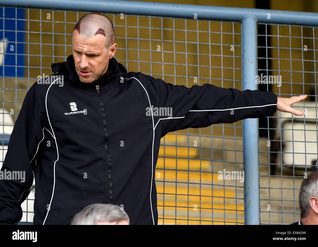 Steve Claridge, football commentator and manager, with hair implants ...