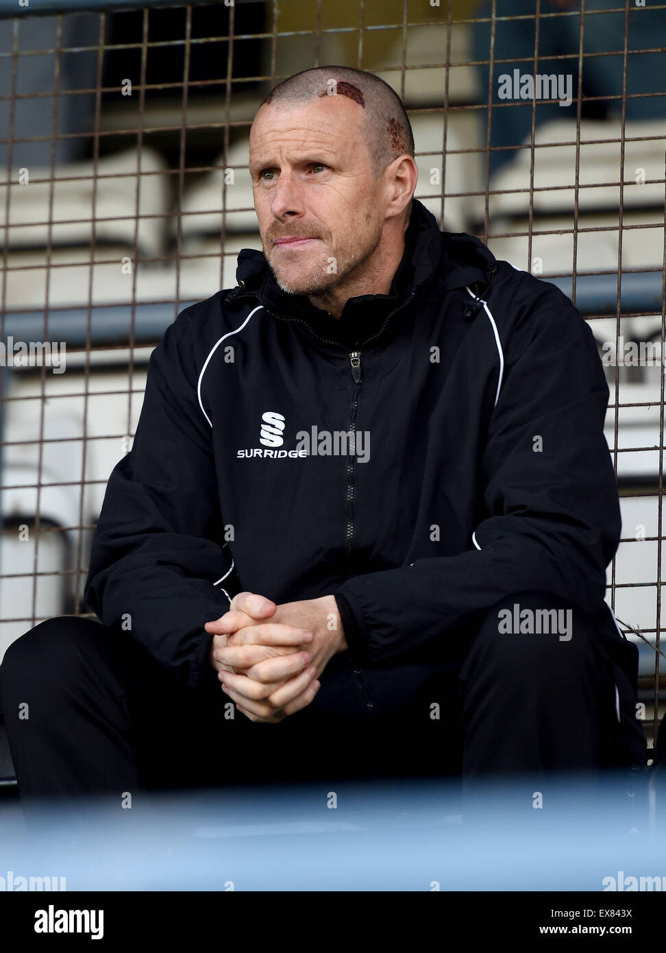 Steve Claridge, football commentator and manager, with hair implants ...