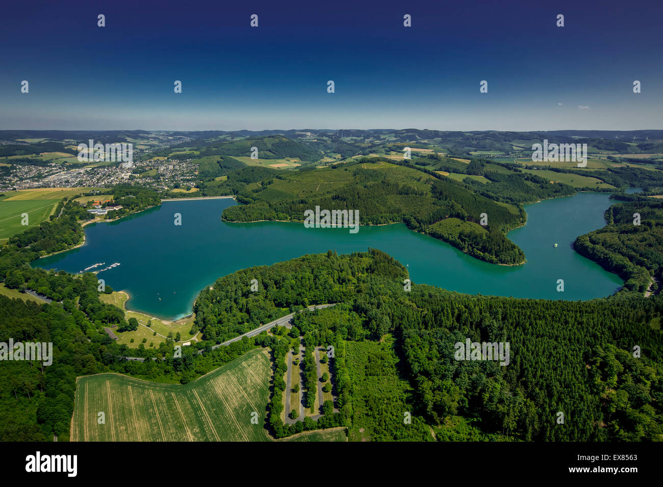 Hennesee, Meschede, Sauerland, North Rhine-Westphalia, Germany Stock ...