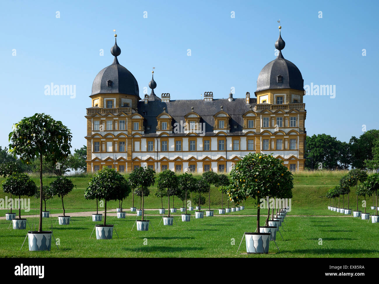 Seehof Castle or Schloss Seehof, Memmelsdorf, Bamberg, Upper Franconia ...