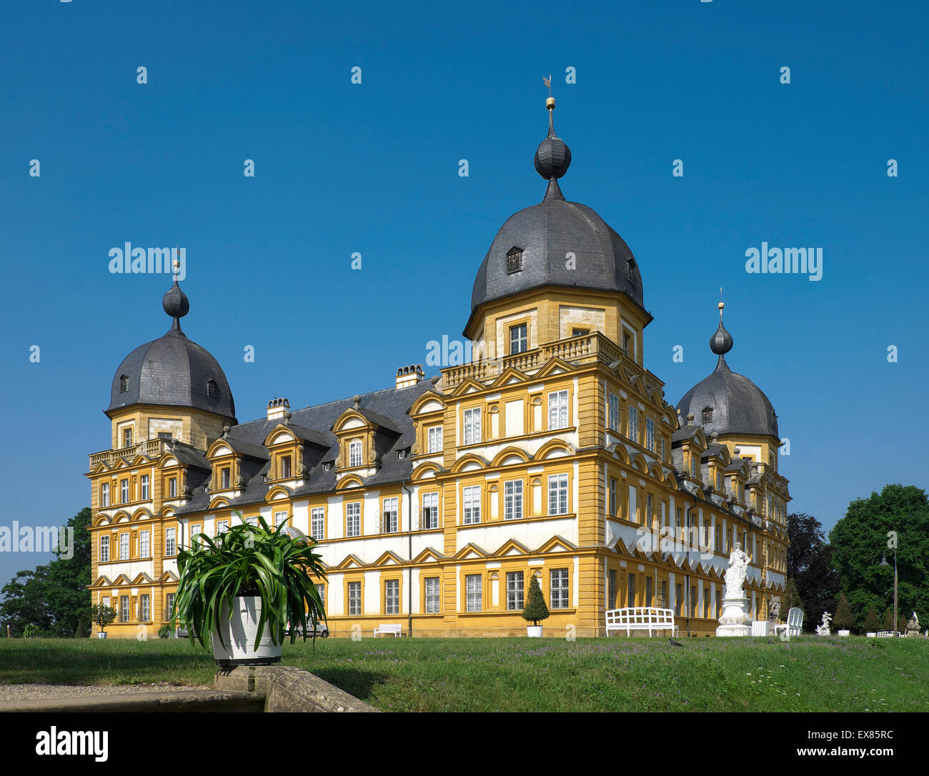 Seehof Castle or Schloss Seehof, Memmelsdorf, Bamberg, Upper Franconia ...