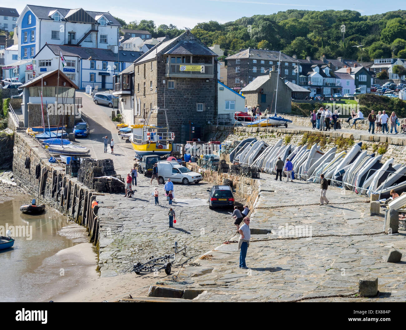 New quay beach, wales hi-res stock photography and images - Alamy