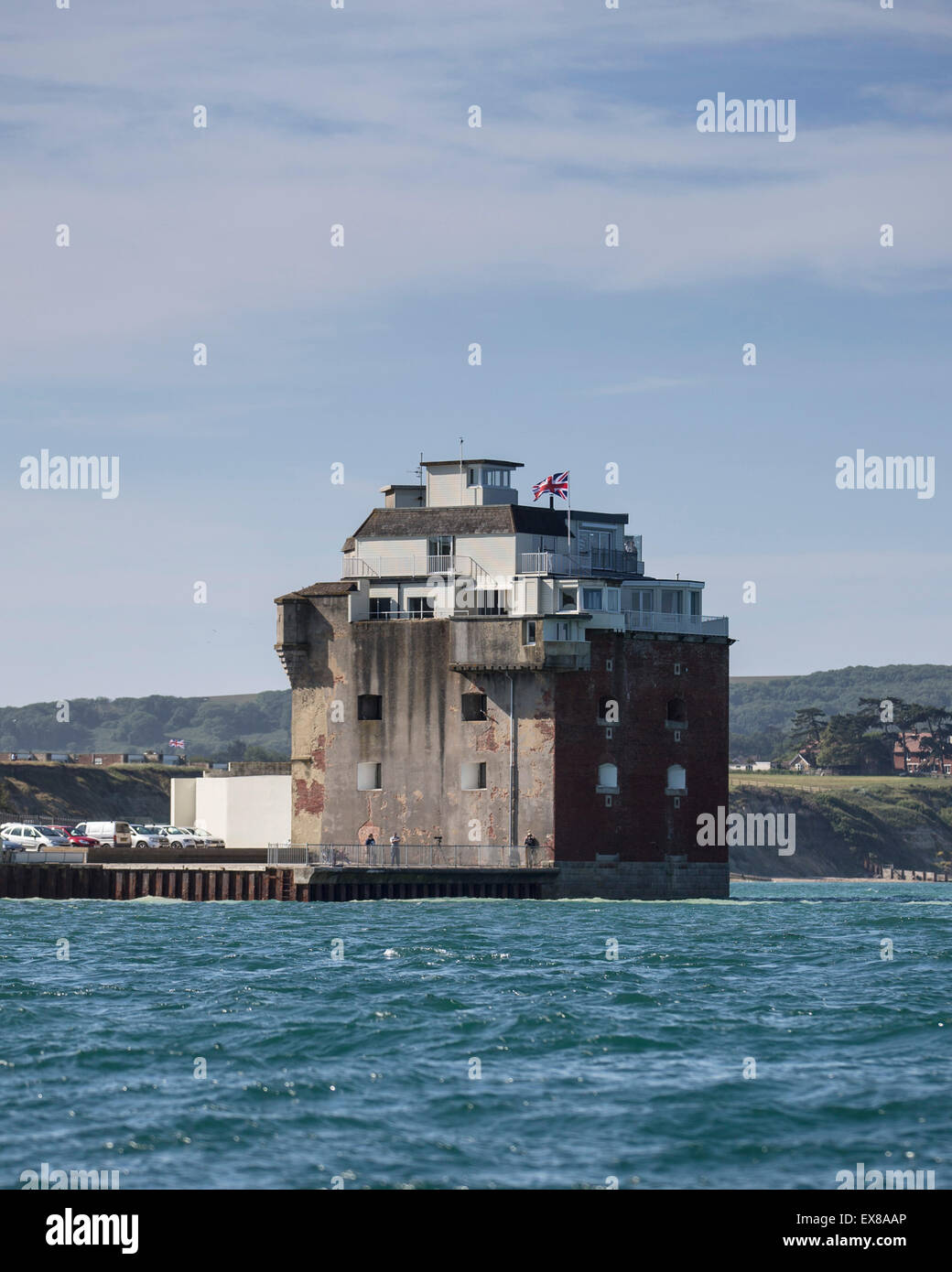 Fort Albert is a tower fort nestling under the cliffs near Yarmouth on ...