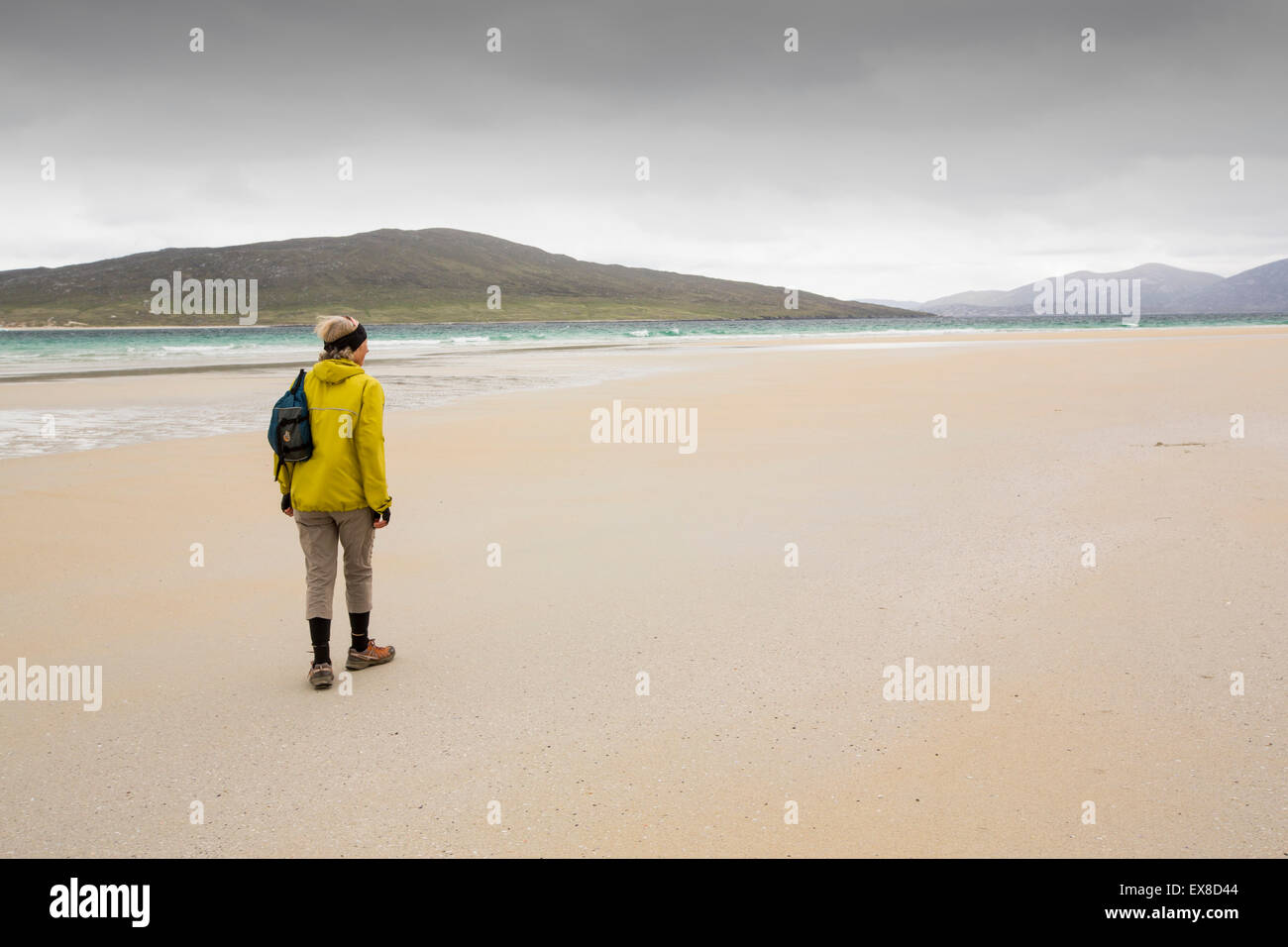 Isle Of Harris Beach Woman High Resolution Stock Photography and Images ...