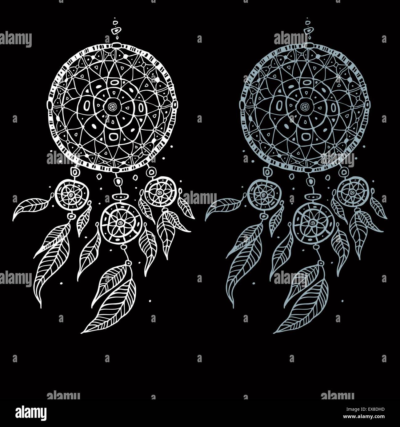 Dream Catcher. Decorative Vector illustration Stock Vector Image & Art ...