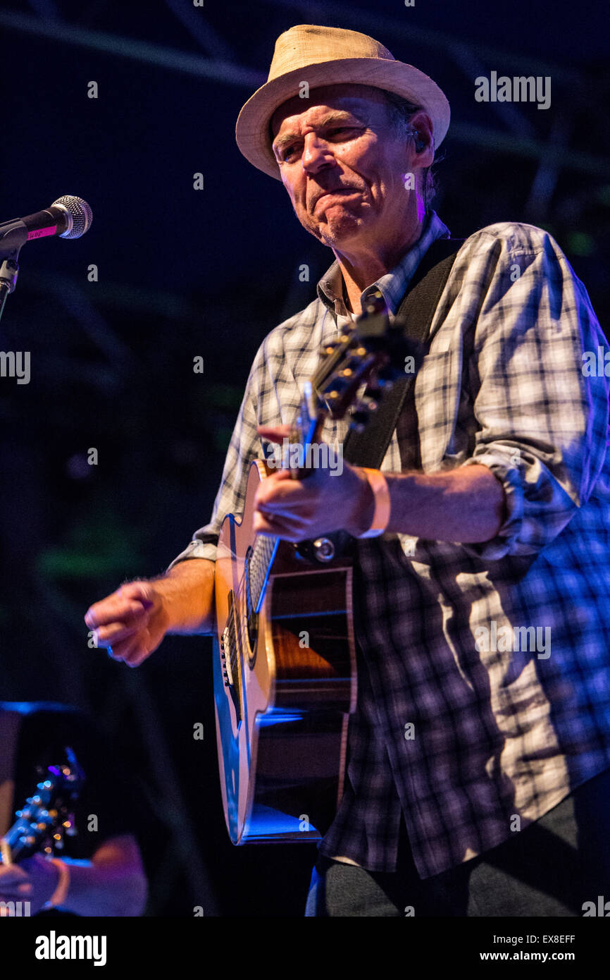 Milan Italy. 08th July 2015. The American singer/songwriter JOHN HIATT ...